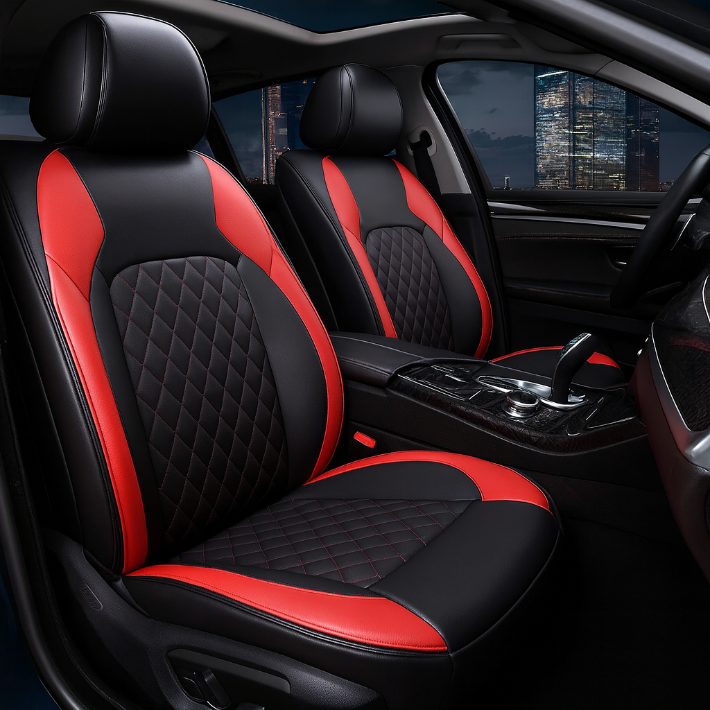 leather seat fitting